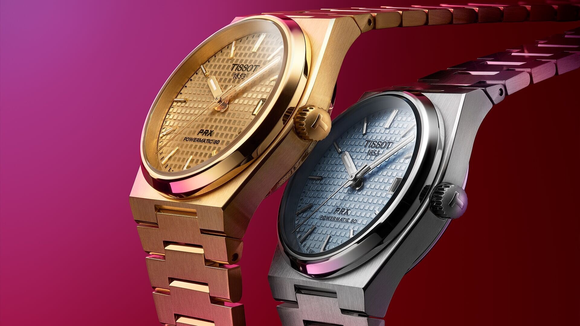 Tissot New Ice Blue and Gold PRX 35mm Powermatic 80 Lineup – PolyWatch