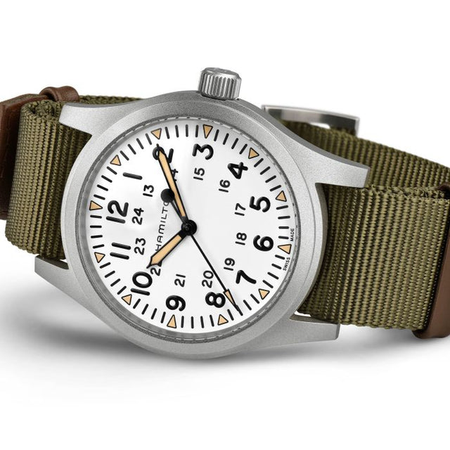 HAMILTON KHAKI FIELD MECHANICAL WATCH 42MM H69529913 – PolyWatch